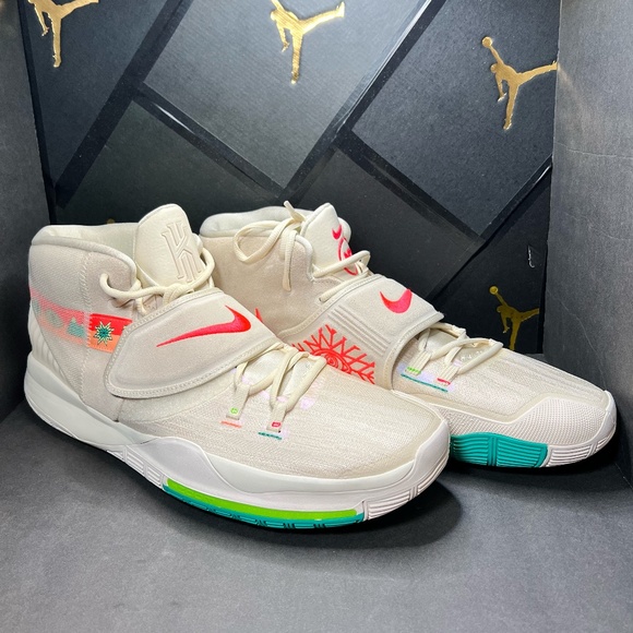 Nike | Shoes | Nike Kyrie 6 N7 Basketball Shoes Light Cream Sail ...